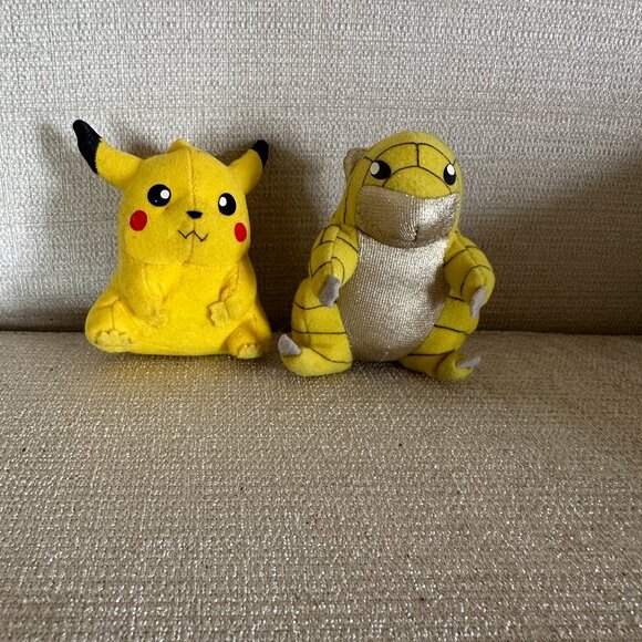 Pokemon | Toys | 999 Applause Soft Toy Pokemon Sandshrew Pikachu | Poshmark